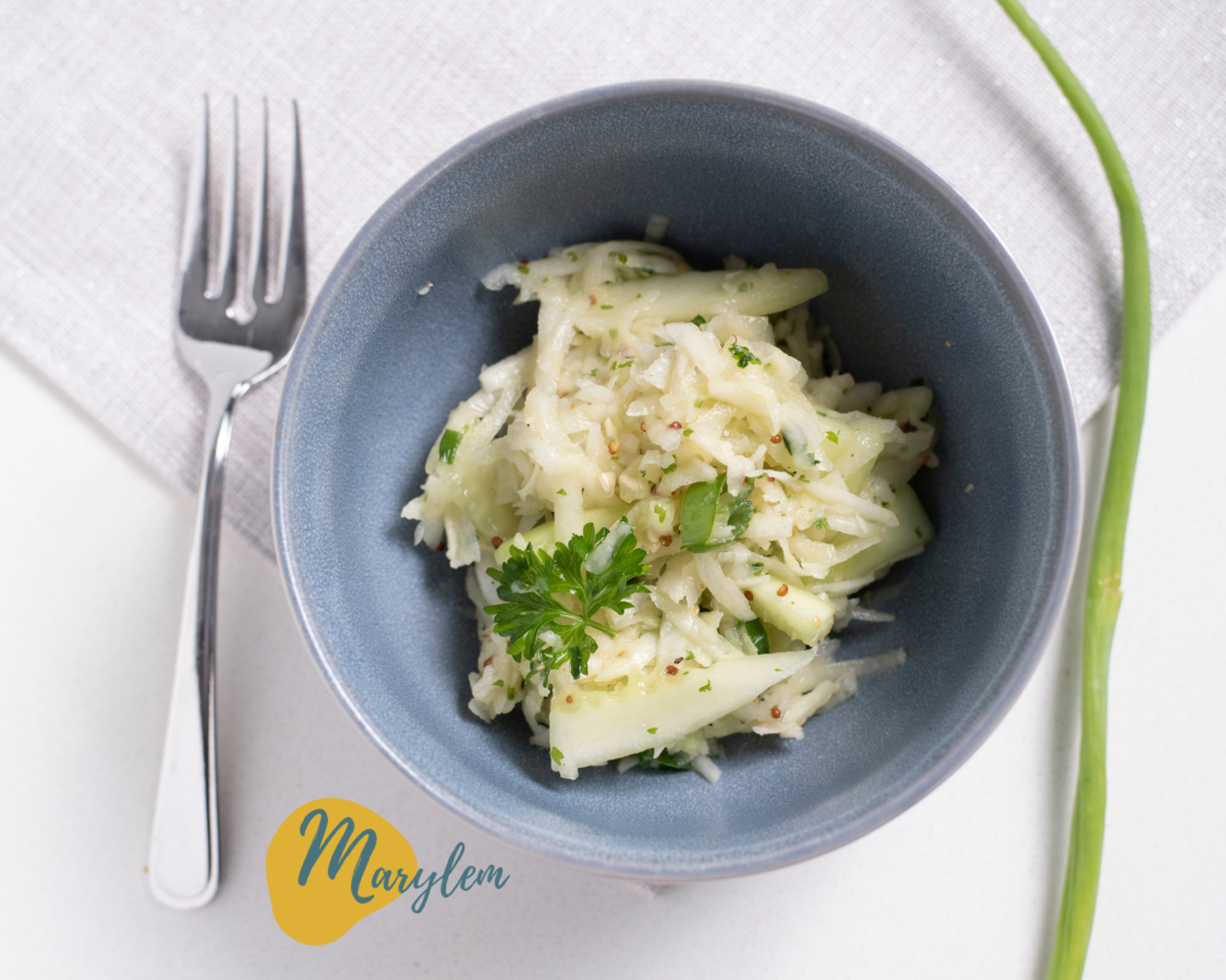 Salade de Chou-Rave et Concombre - La Beauté du Québec