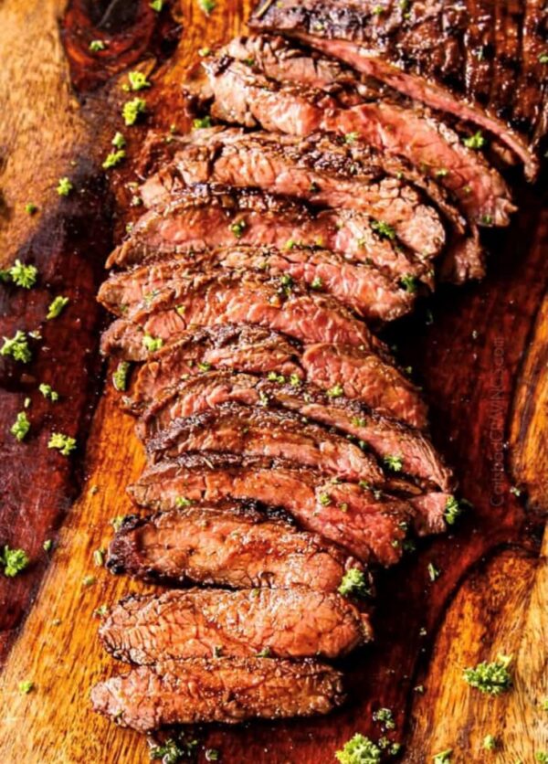 Bavette de bœuf AAA marinée aux 3 poivres | La Beauté du Québec