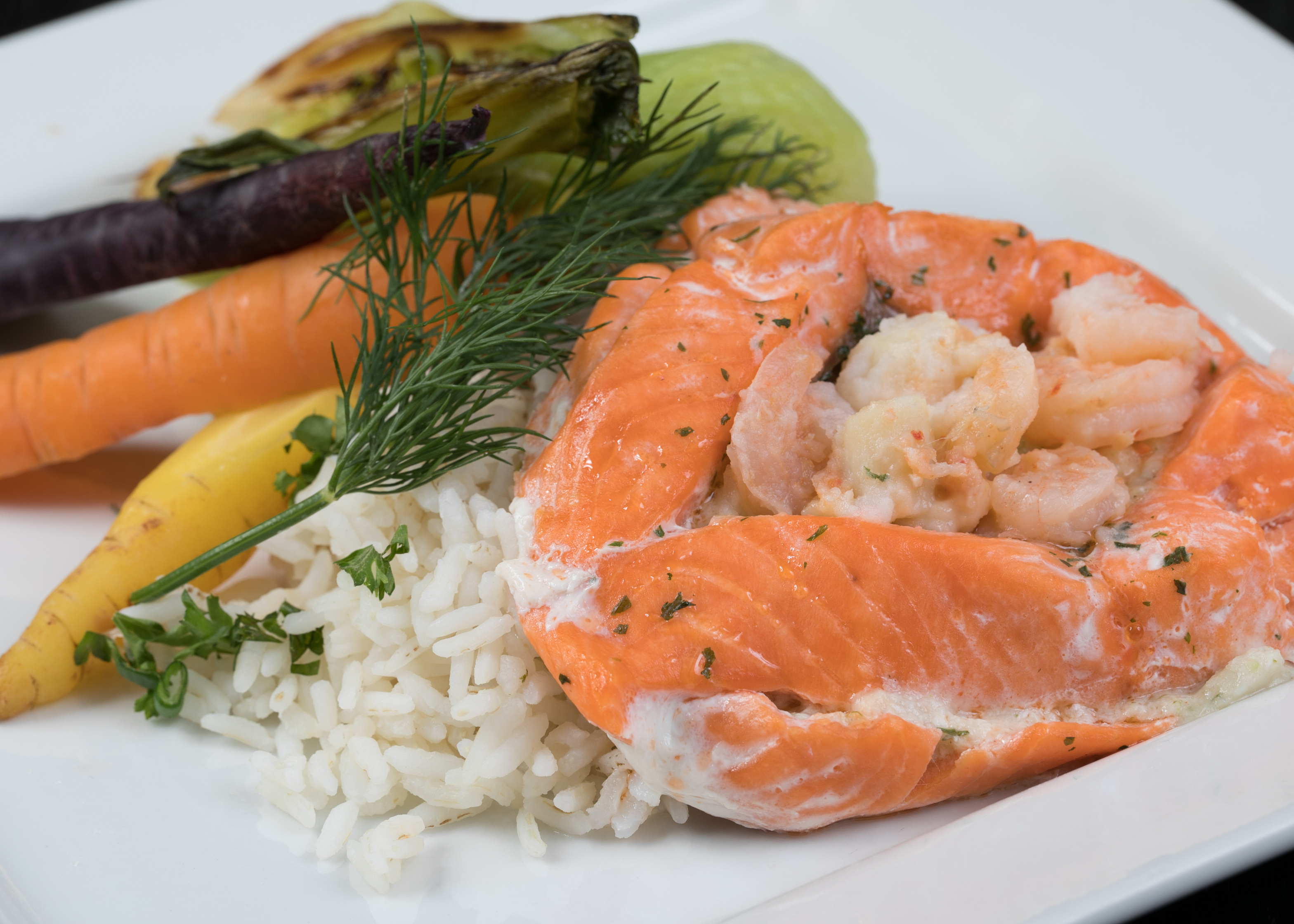 Truite de mer farcie aux fruits de mer | La Beauté du Québec